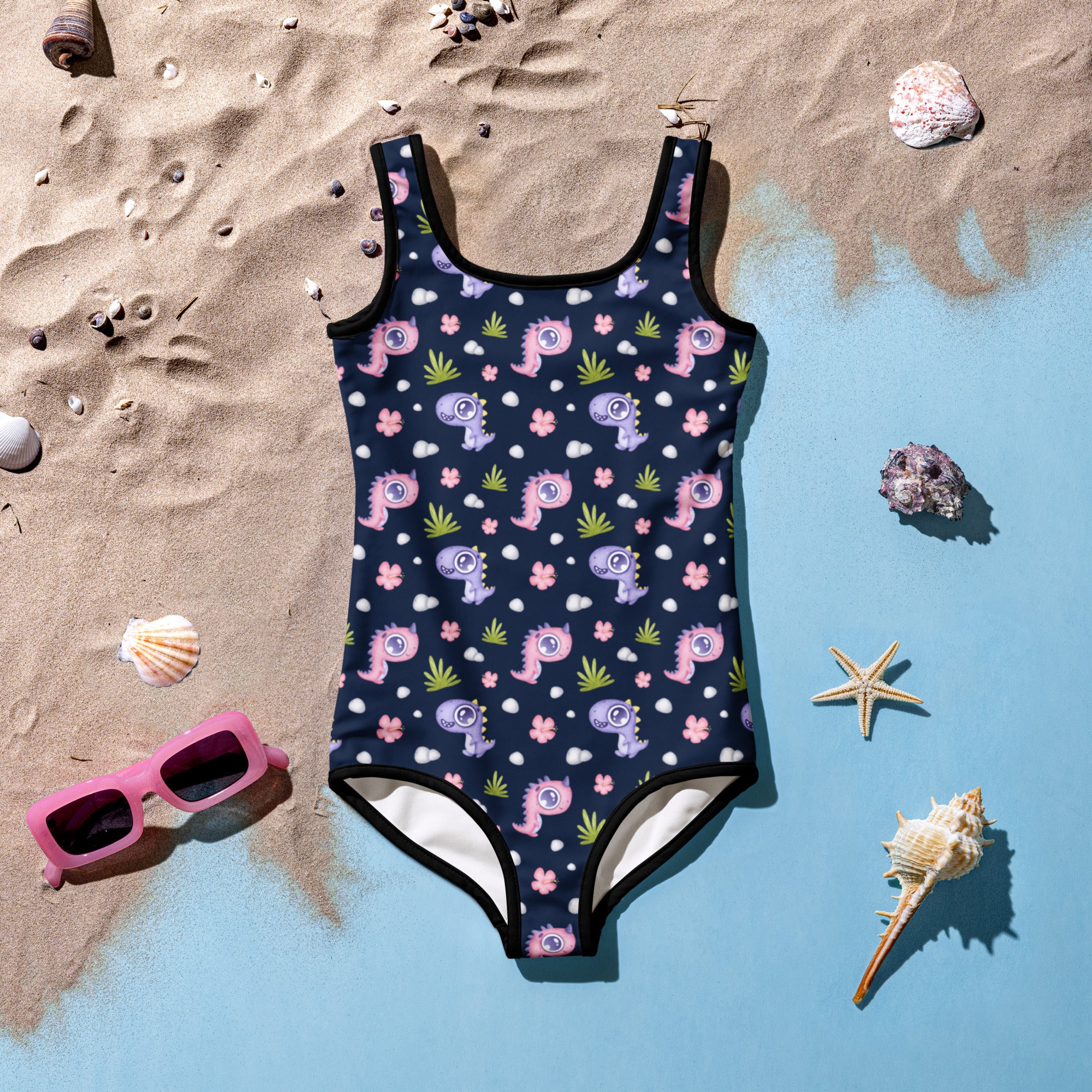 Cute Dino Kids Swimsuit – Wickedly Unique